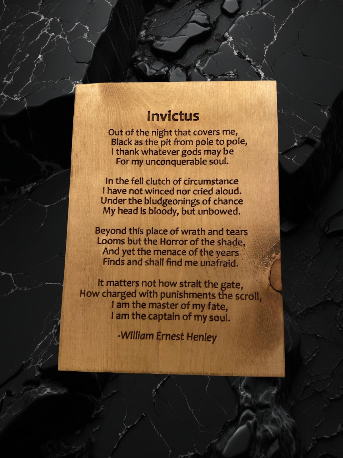 Timeless Poetry Etched in Wood: Custom Laser Engraved Poem Sign ...