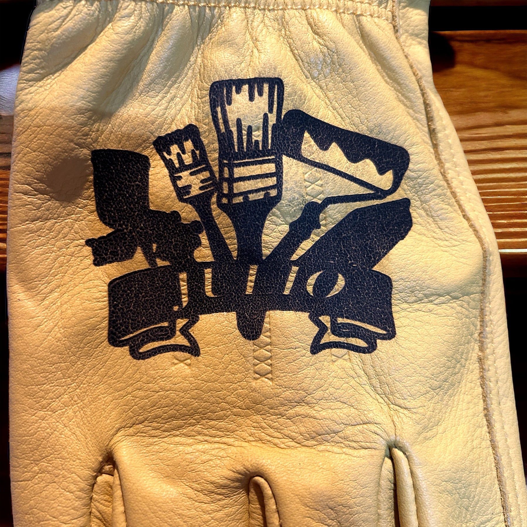 Personalized Painting Work Gloves: Engraved for a Artistic Professional ...
